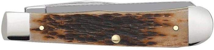 Case 00164 Trapper Amber Bone Knife Stainless 6254 SS – OzarkCutlery