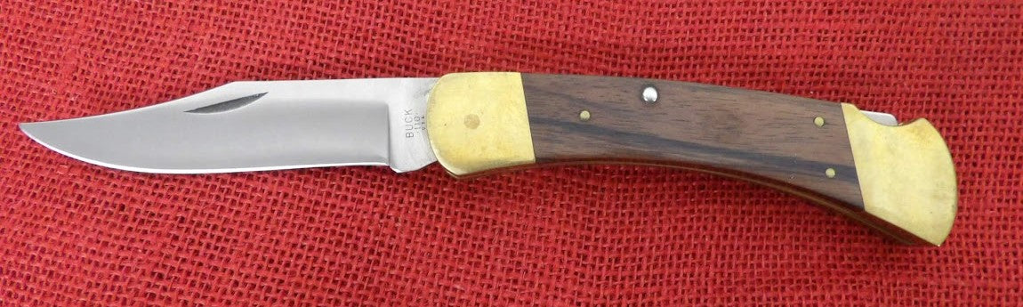 Buck 0110 110 Folding Hunter Knife Factory Edge Very Nice USA 1974-198 ...