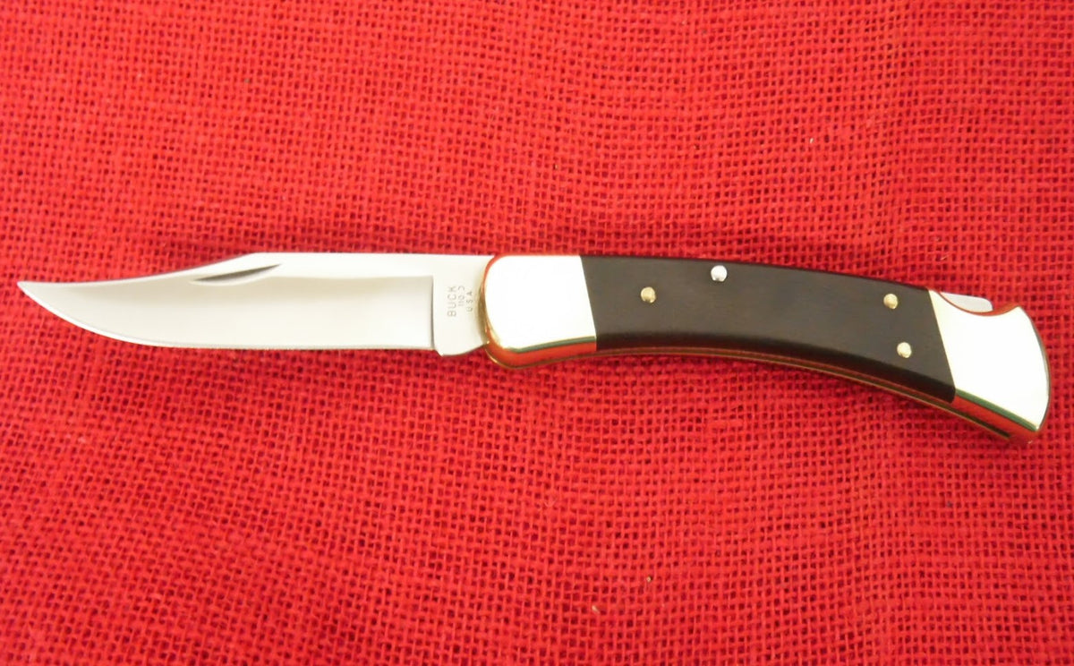 Buck 0110 110 Folding Hunter Knife 1996 USA MADE NOS Black Box Lot#110 ...