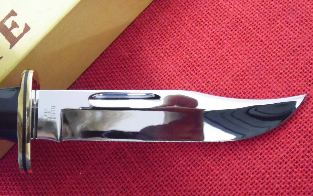 Buck 0119BP 119 Special European Model Brass Pommel and Guard Highly P ...