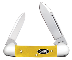 Case 20027 Baby Butterbean Knife Smooth Yellow Bone USA 62132 SS ...