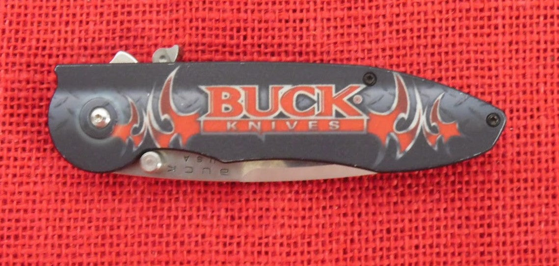 Buck 0297G4 297 Sirus Gothic Logo Handle 2006 USA Made Assisted Knife ...
