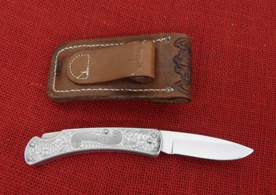 Buck 0510 510 Classic II Lockback Knife Scrolled Aluminum 500 Duke 198 ...