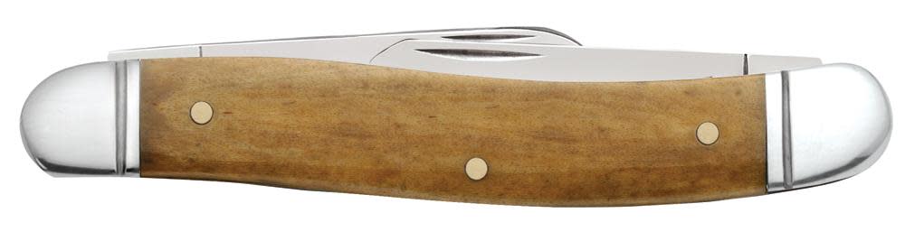 Case 58185 Stockman Pocket Knife Smooth Antique Bone Fluted Bolsters 6 ...