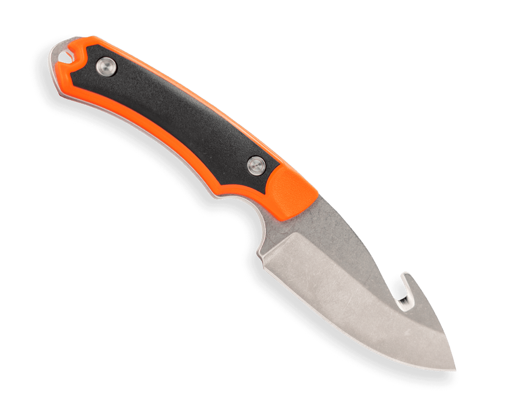 Buck 0664ORG 664 Alpha Hunter Select Hunting Knife 420HC Orange GFN wi ...