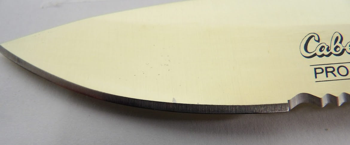 Buck 0692 692 Vanguard Knife Cabela's Pro-Gold Ion Blade Serrated 2001 ...