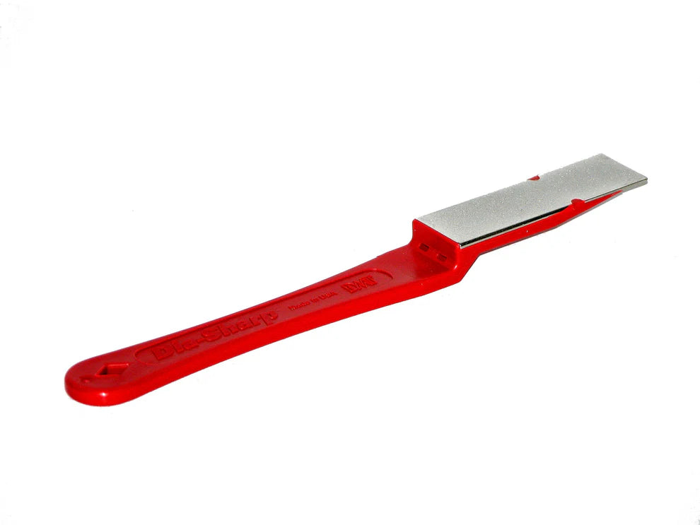DMT OD2F Offset Dia-Sharp Mini Hone Diamond Knife Sharpener Stone Red ...