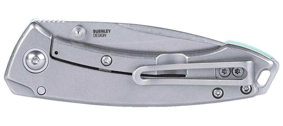 Columbia River CRKT 2522B Tuna Compact Knife Aqua Blue Burnley ...
