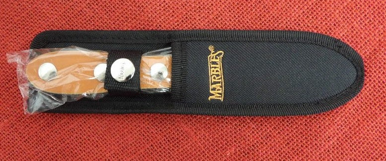 Marble's Throwing Knife MR287 Small Thrower 8 1/2" Overall Leather Ove ...