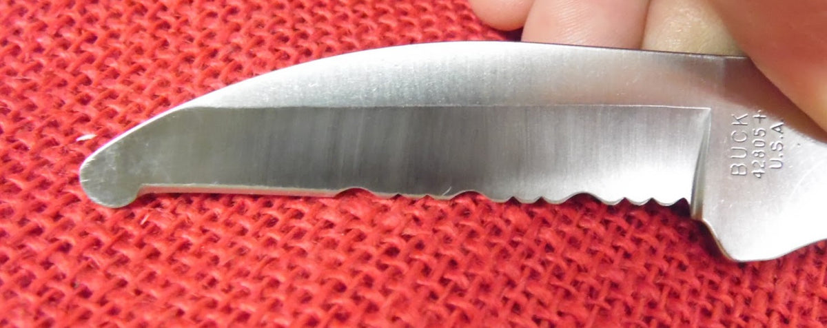 Buck 0428 4285X 428 V52 Serrated Gutting Blade Selector Knife USA 1991 ...