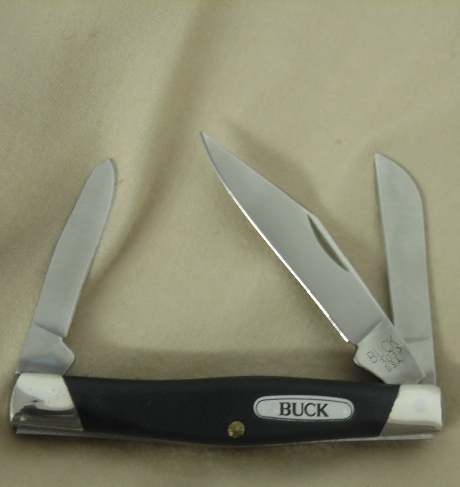 Buck 0303 303 Cadet Knife Large BUCK Shield 425M Improved Steel USA Ma ...